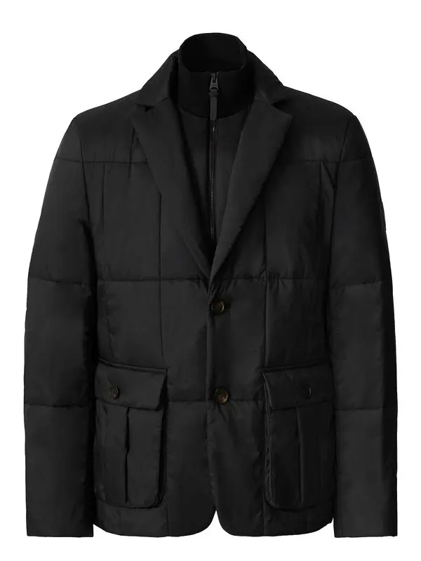 Mackage Keaton 2-in-1 Quilted Blazer - Black