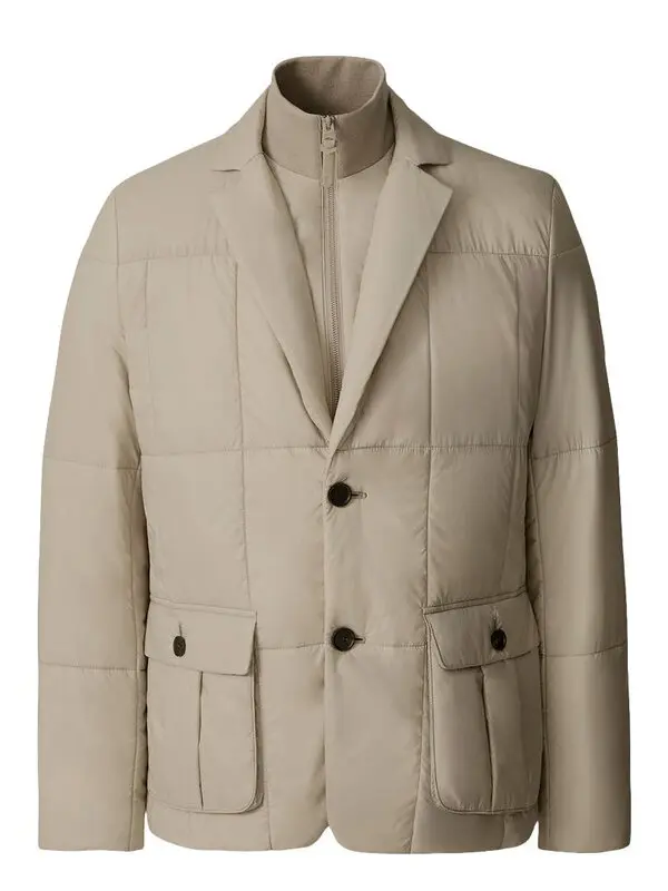 Mackage Keaton 2-in-1 Technical Blazer - Taupe