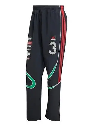 Adidas Teamgeist Moto Trackpant - Black Green Better Scarelet Red