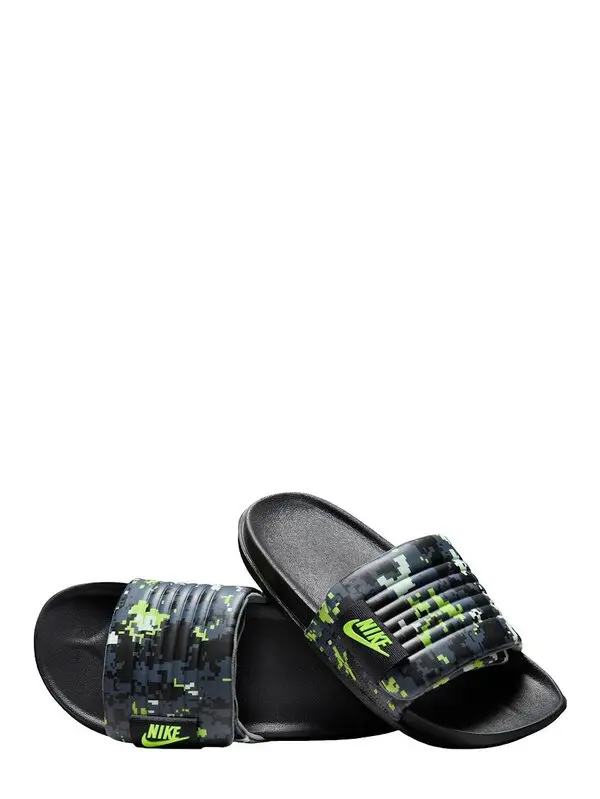 Nike Offcourt Adjust Slide - Black/iron Grey/volt Tint