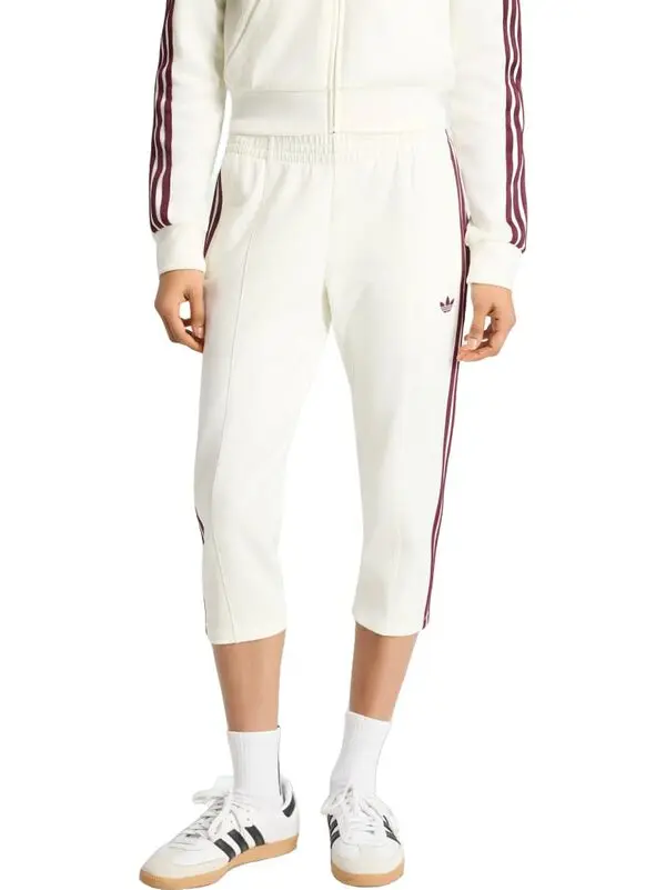 Adidas 3/4 Superstar Track Pants - Off White