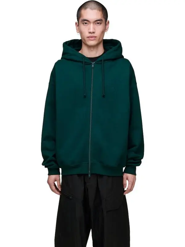 Adidas Y-3 Brushed Terry Zipper Hoodie - Aurora Ivy