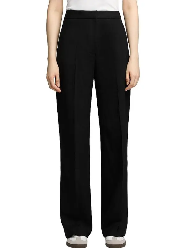 ARGENT Wide Leg Trousers - Black