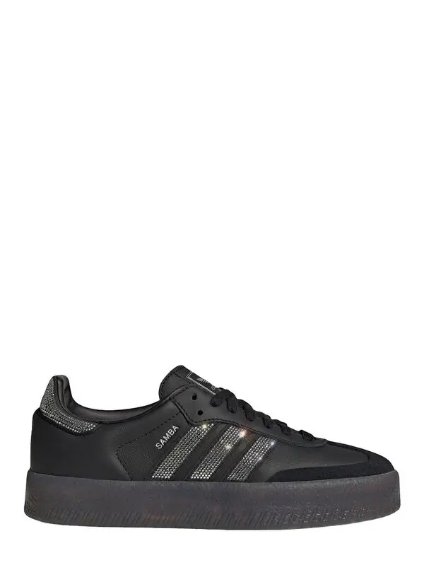 Adidas Sambae Rhinestone Sneakers - Core Black/silver Metallic/gum