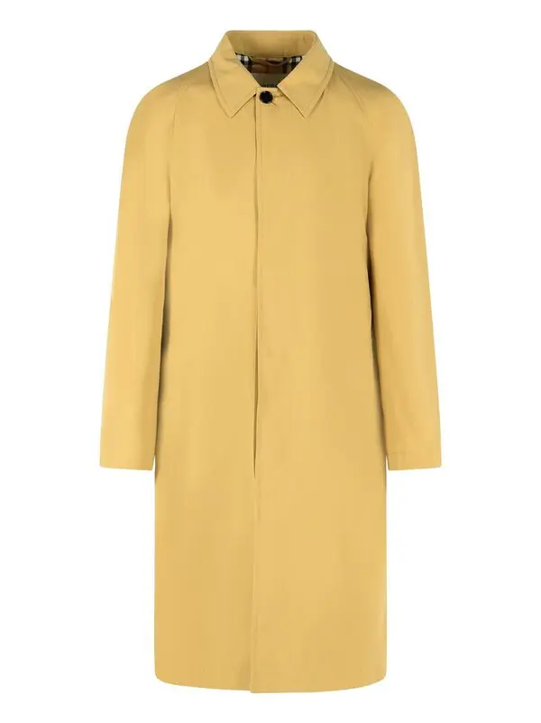 Burberry Long Cotton Raincoat - Beige