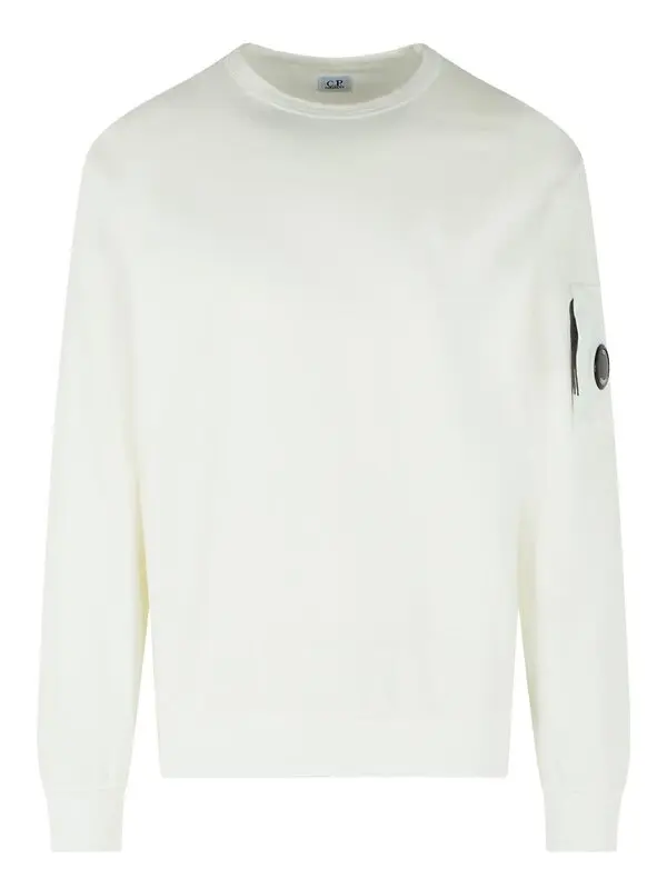 C.P. COMPANY Cotton Sweater - White