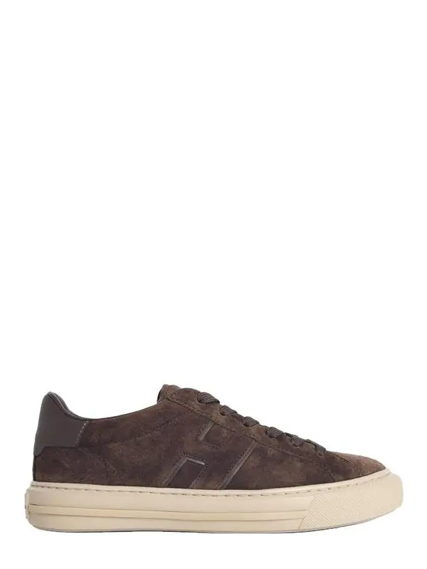 Hogan H691 Suede Sneakers - Brown