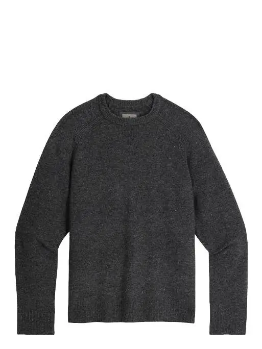 Royal Robbins Merino Wool Crewneck Pullover - Asphalt Heather