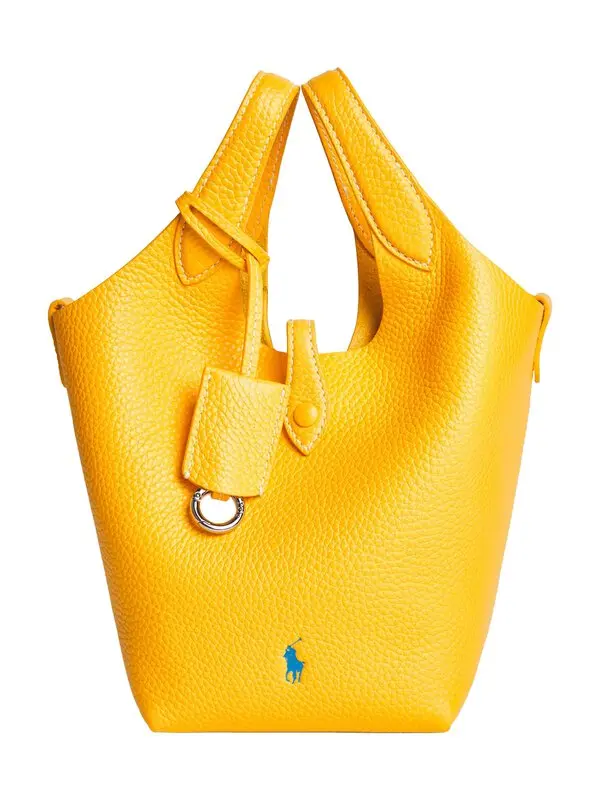 Polo Ralph Lauren Leather Crossbody Bag - Yellow