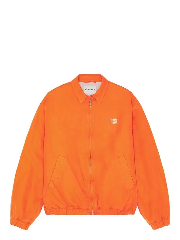 Miu Miu Track Jacket - Arancio