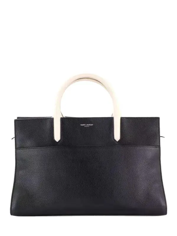 Saint Laurent Rive Gauche Cabas Small Tote Bag - Black
