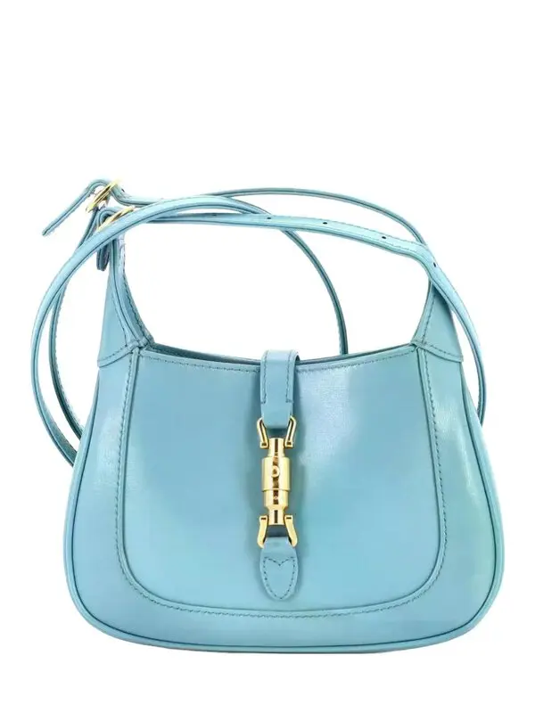 Gucci Jackie 1961 Leather Mini Hobo Bag - Blue