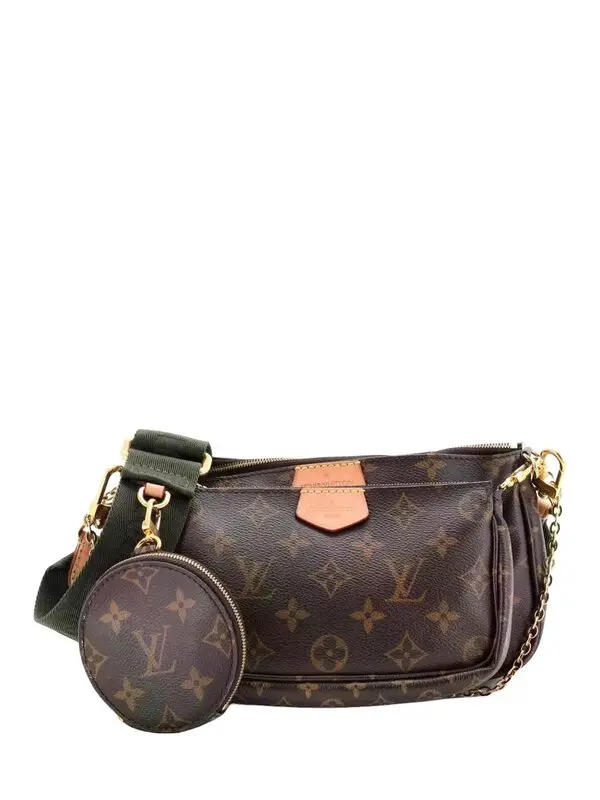 LOUIS VUITTON Multi Pochette Accessoires Monogram Canvas Crossbody Bag - Brown
