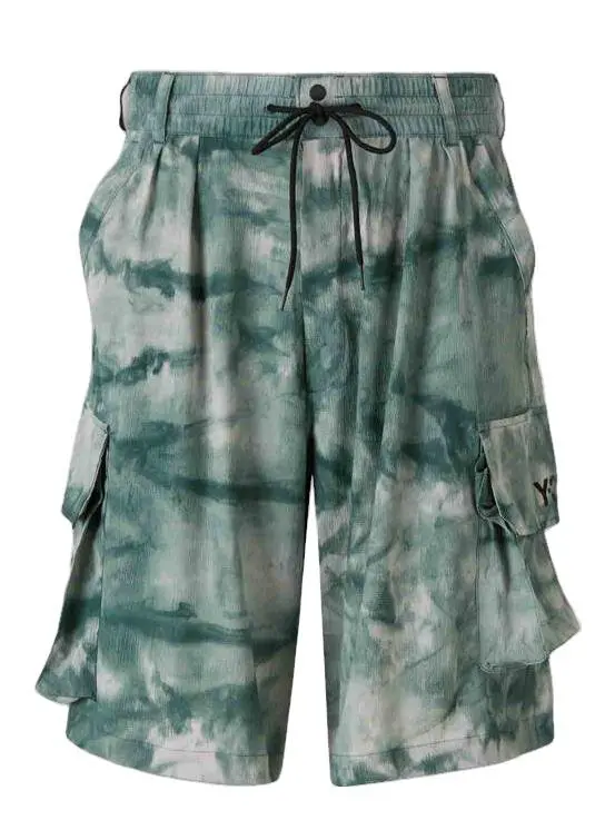 Adidas Oversized Nylon Bermuda Shorts - Green