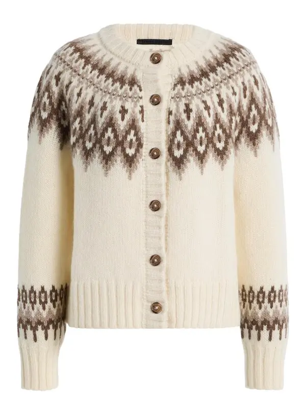 Jenni Kayne Thatcher Alpaca-blend Cardigan - Ivory