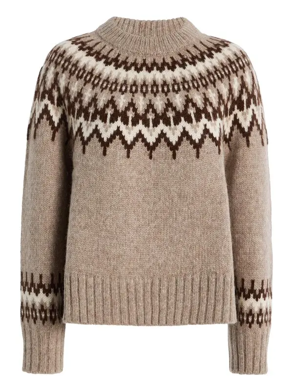 Jenni Kayne Thatcher Alpaca-blend Sweater - Taupe