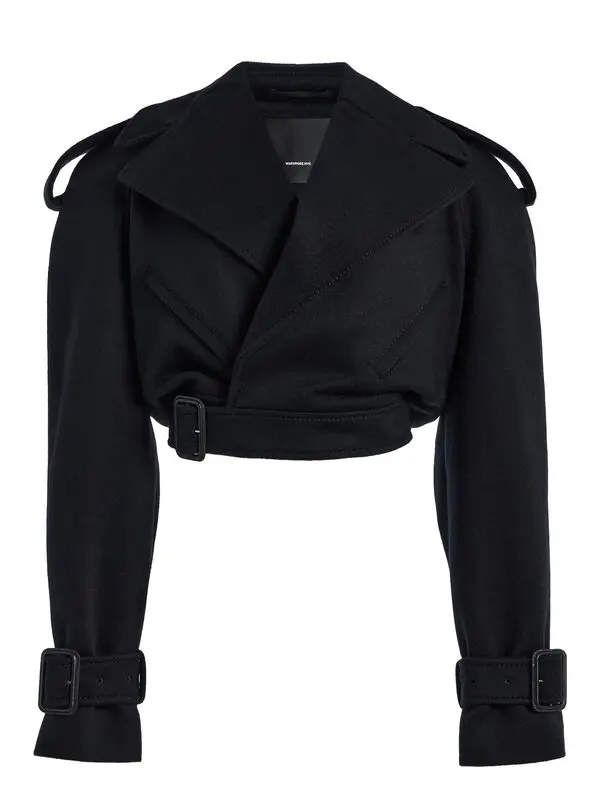 Wardrobe.NYC Evening Perfecto Jacket - Black