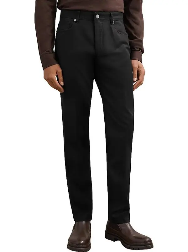 REISS Canterbury Slim Fit Pants - Black