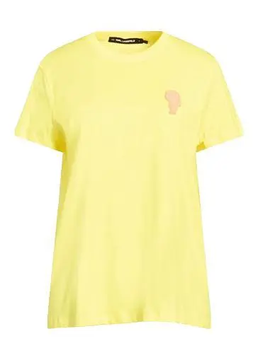 Karl Lagerfeld T-shirt Organic Cotton - Yellow