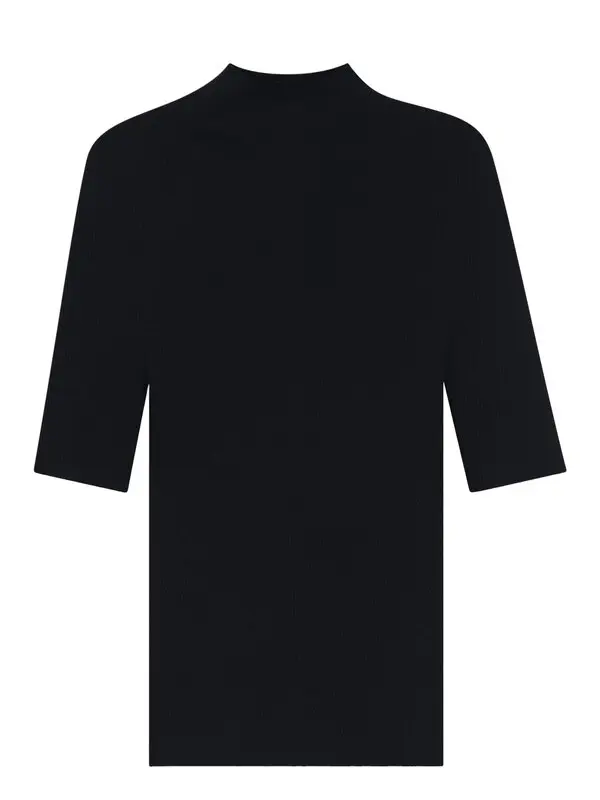 BOSS Virgin-wool Sweater With Mock Neck - Dark Blue