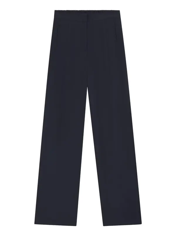 BOSS Pleated Formal Trousers - Dark Blue