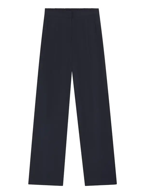 BOSS Pleated Formal Trousers - Dark Blue