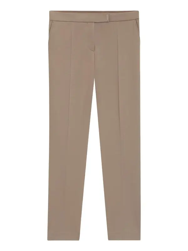 BOSS Slim-fit Cropped Trousers - Light Brown