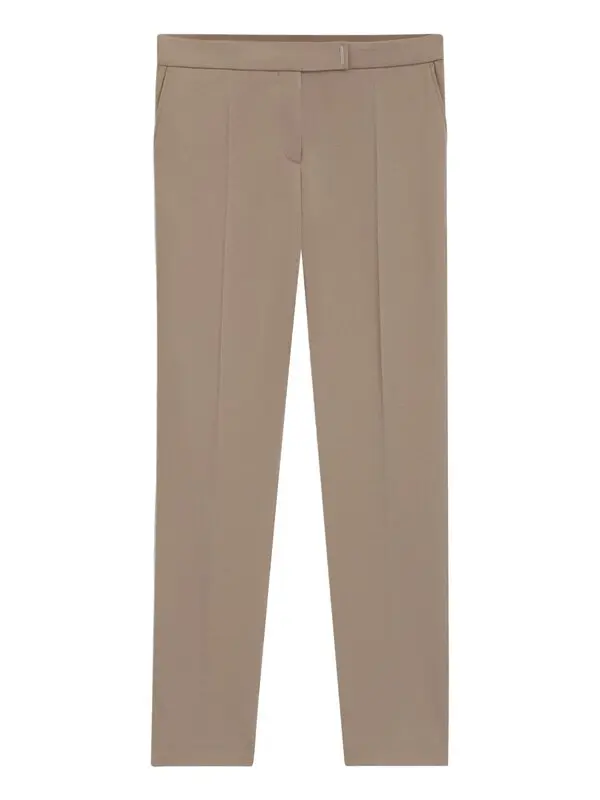 BOSS Slim-fit Cropped Trousers - Light Brown