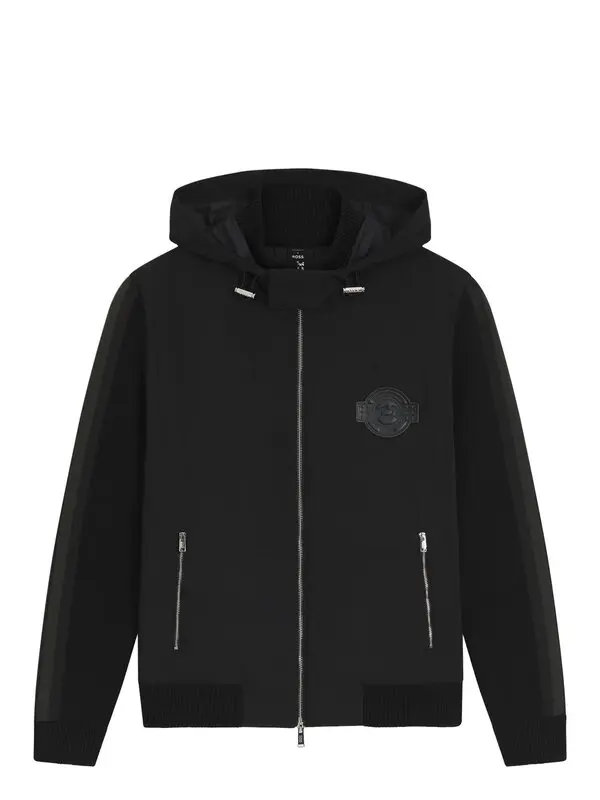 BOSS Porsche X Knitted Jacket - Black