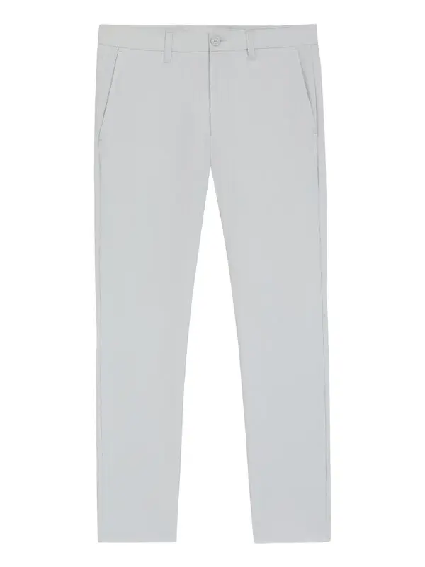 BOSS Slim-fit Chinos In Stretch Seersucker - Light Grey