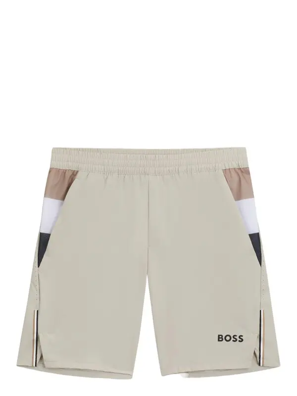 BOSS Active Tennis Shorts - Light Beige