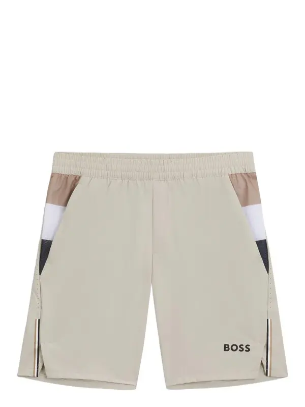 BOSS Active Tennis Shorts - Light Beige