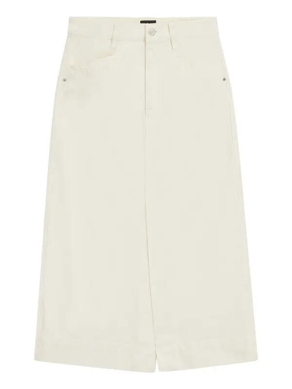 BOSS Midi-length Denim Skirt - White