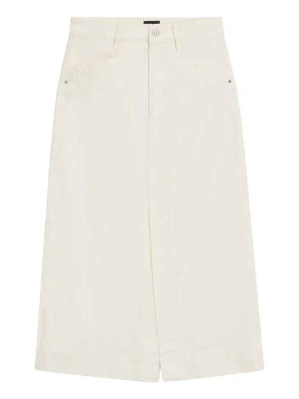BOSS Midi-length Denim Skirt - White