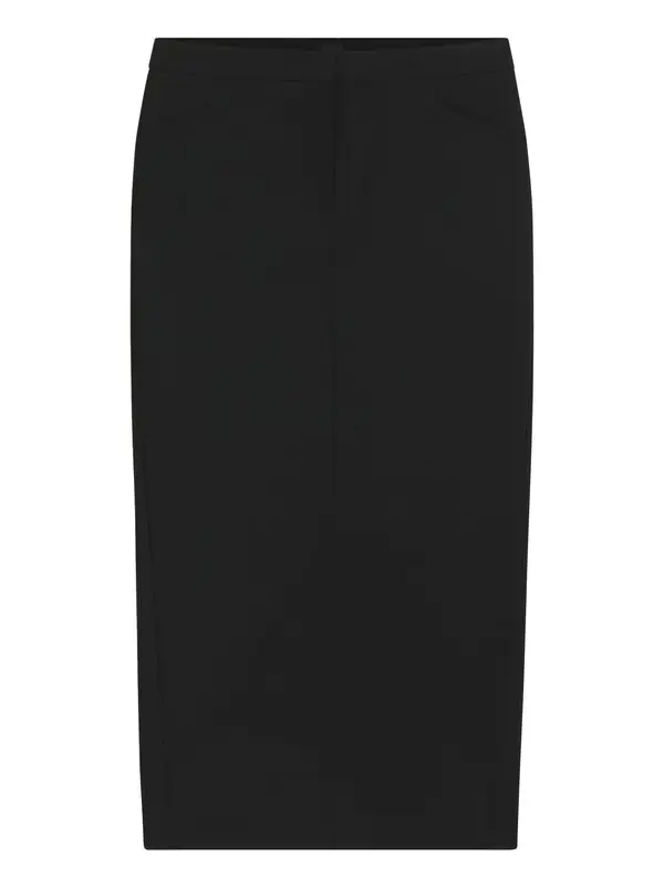 BOSS Pencil Skirt In Virgin Wool - Black