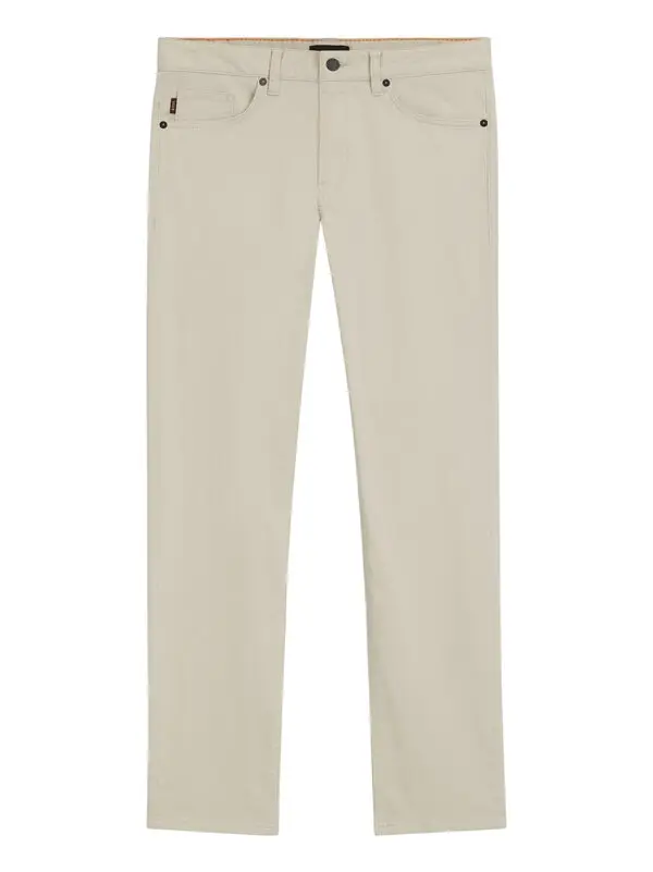 BOSS Delaware Slim-fit Trousers - Light Beige