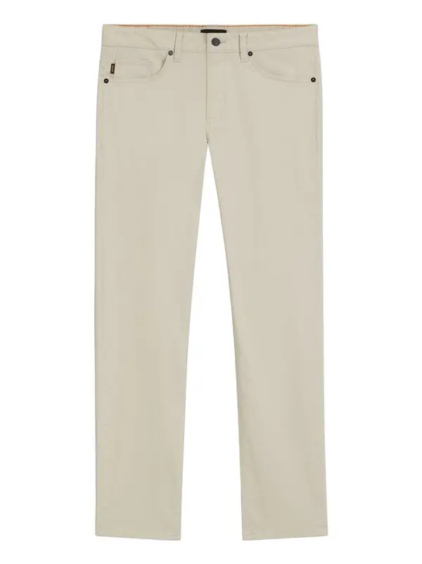 BOSS Delaware Slim-fit Trousers - Light Beige