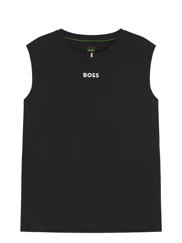 BOSS Active Tank Top With Logo - Black