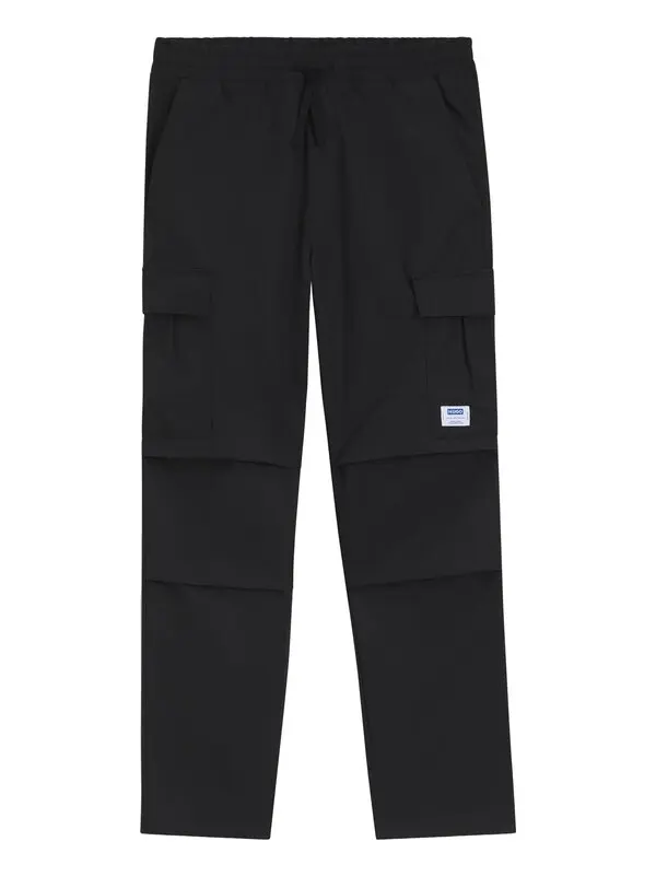 Hugo Relaxed-fit Ripstop Trousers - Black