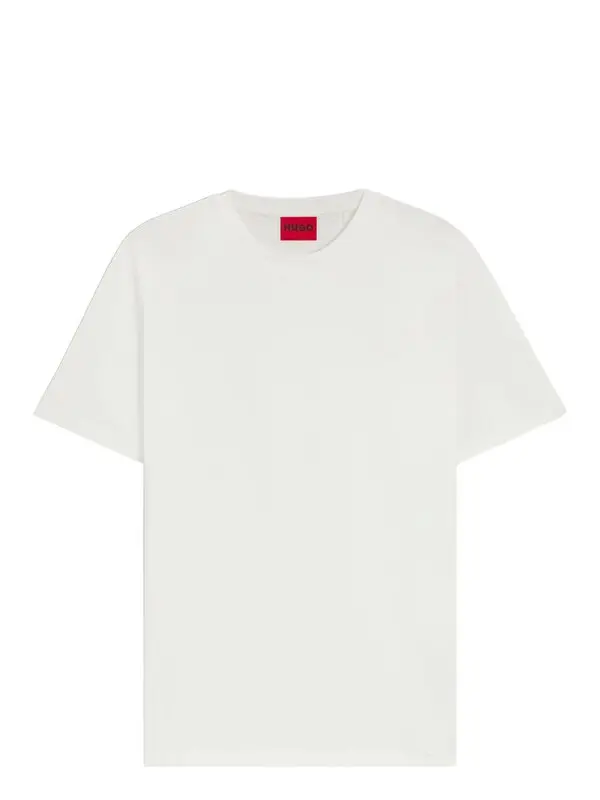 Hugo Slim-fit T-shirt With Mercerised Cotton - White