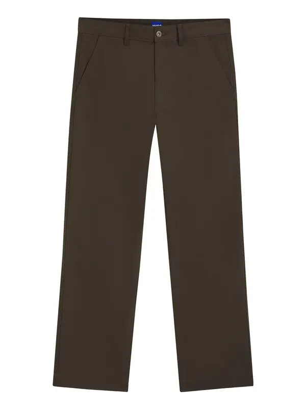 Hugo Regular-fit Trousers - Dark Brown