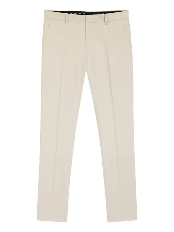 BOSS Slim-fit Trousers - Light Beige