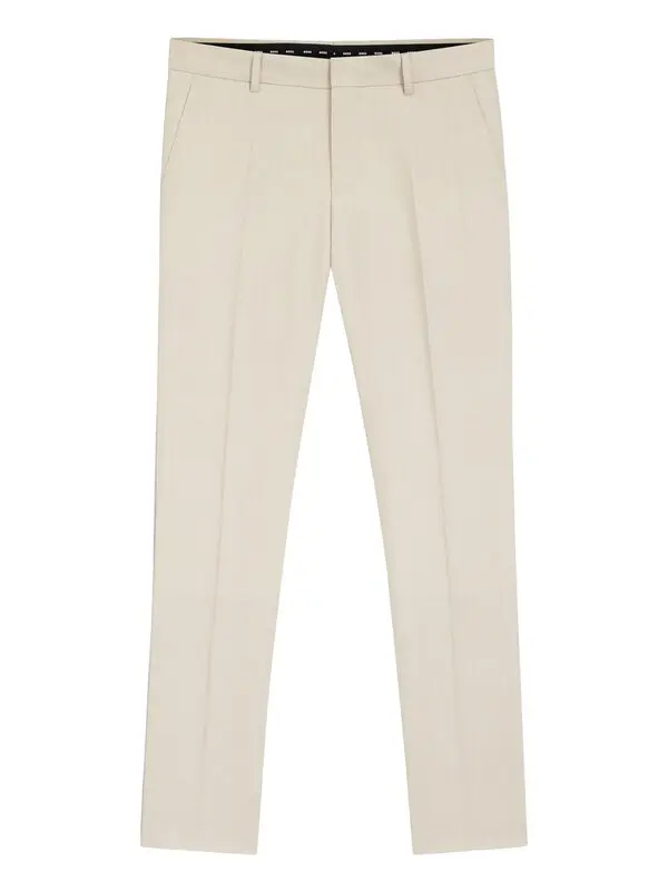 BOSS Slim-fit Trousers - Light Beige