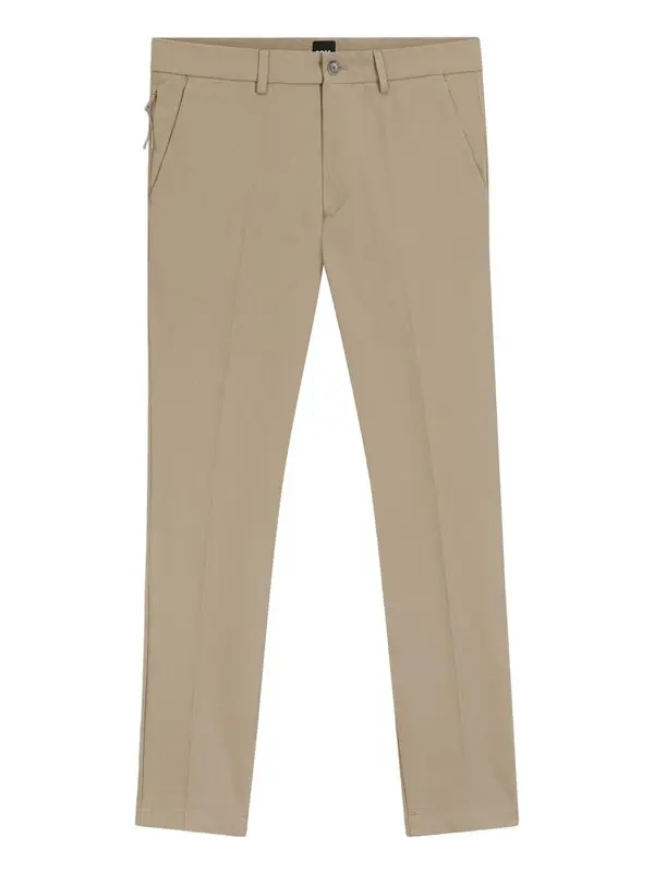 BOSS Slim-fit Stretch-cotton Blend Pants - Khaki