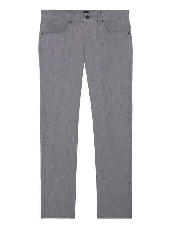 BOSS Delaware Slim-fit Trousers - Grey