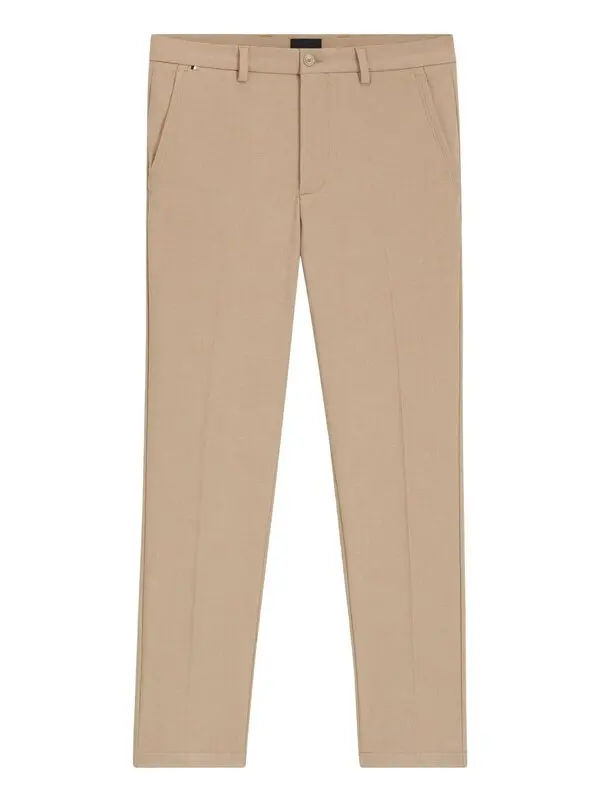 BOSS Slim-fit Dobby Trousers - Beige