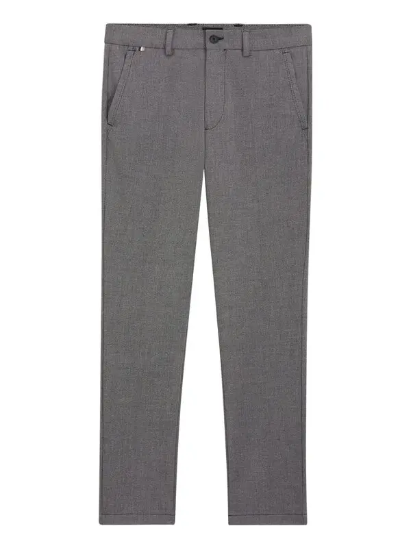 BOSS Slim-fit Dobby Trousers - Grey