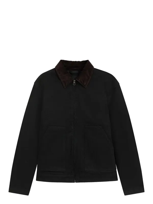 BOSS Beckham X Jacket In Rigid Denim - Black