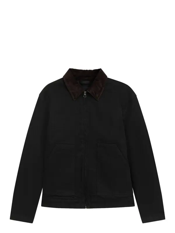 BOSS Beckham X Jacket In Rigid Denim - Black