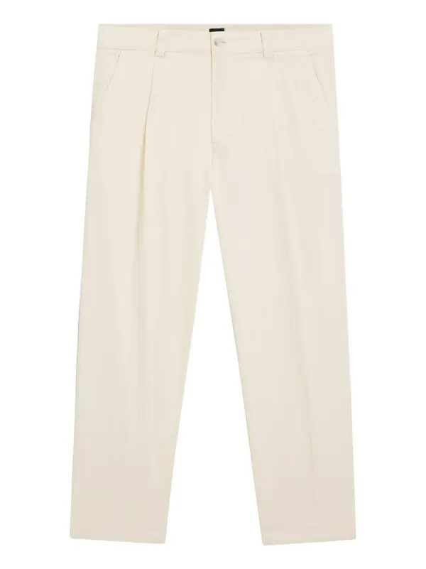 BOSS Tapered-fit Trousers - White